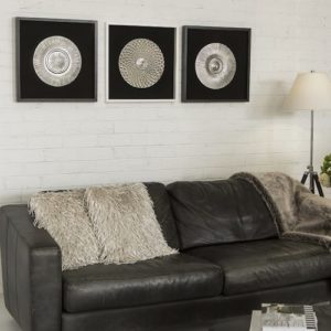 Large Silver Pearl - Shadow Box Frame - Bellaartista Designs