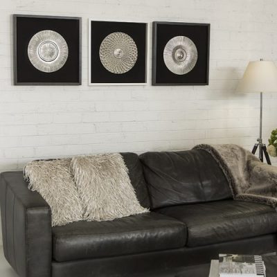 Large Silver Pearl - Shadow Box Frame - Bellaartista Designs