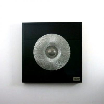 Large Silver Pearl - Shadow Box Frame - Bellaartista Designs